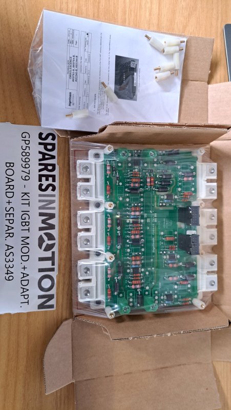 KIT IGBT MOD.+ADAPT. BOARD+SEPAR. AS3349 | Gamesa GP589979