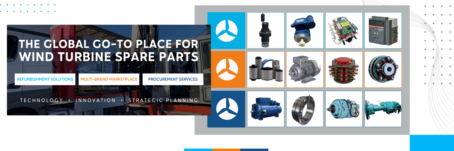 Your global go-to place for wind turbine spare parts | Home