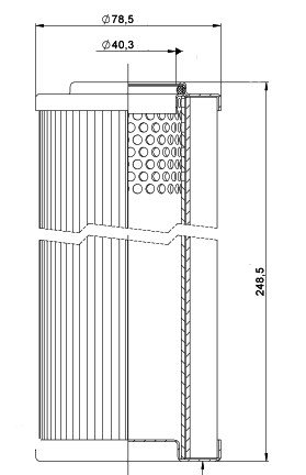 Filtration Group PI21025 DN PS 3 Filter (Mahle) | Filtration