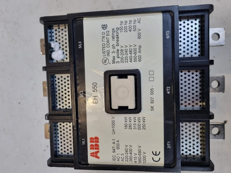 ABB EH 550 contactor | Micon Abb ABB Abb