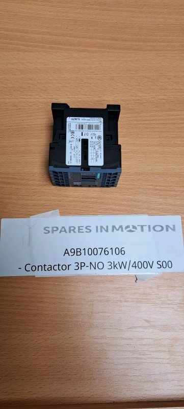 Contactor 3P-NO 3kW/400V S00 | Siemens A9B10076106