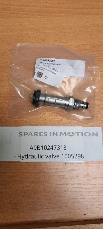 Hydraulic valve 1005298 | Siemens A9B10247318