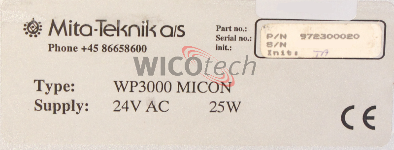REPAIR WP3000 Controller NM60 | 29573000 - Micon, NEG Micon