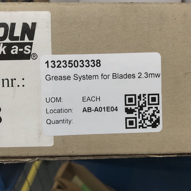 Siemens, A9B00026338, Grease System for Blades 2.3mw